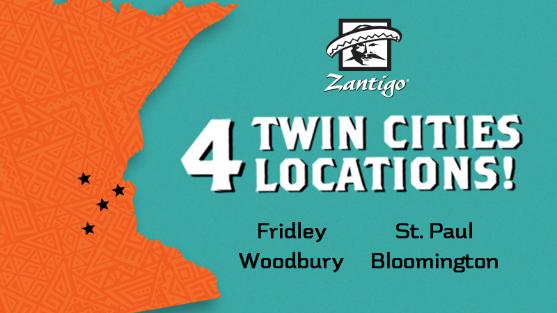 Locations - Zantigo® - Fresh Ingredients and Exciting Mexican Flavors